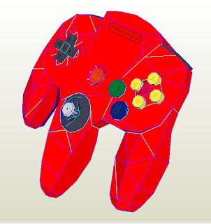 Evans Papercraft Blog: N64 Controller Progress