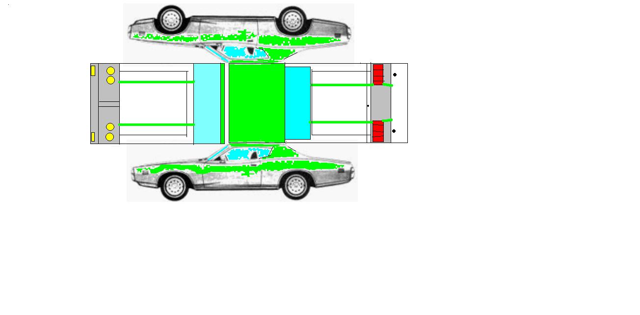 mikes paper models: muscle cars