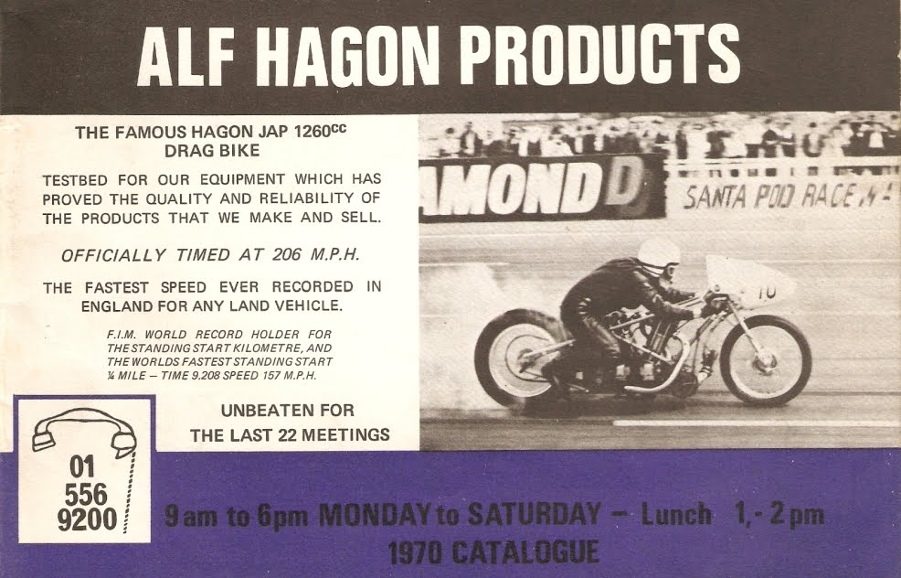 SHOW & GO CYCLE SHOP: Alf Hagon Dragbike Parts