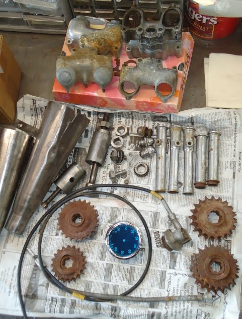 SHOW & GO CYCLE SHOP: Dick Rios Spare Parts Collection