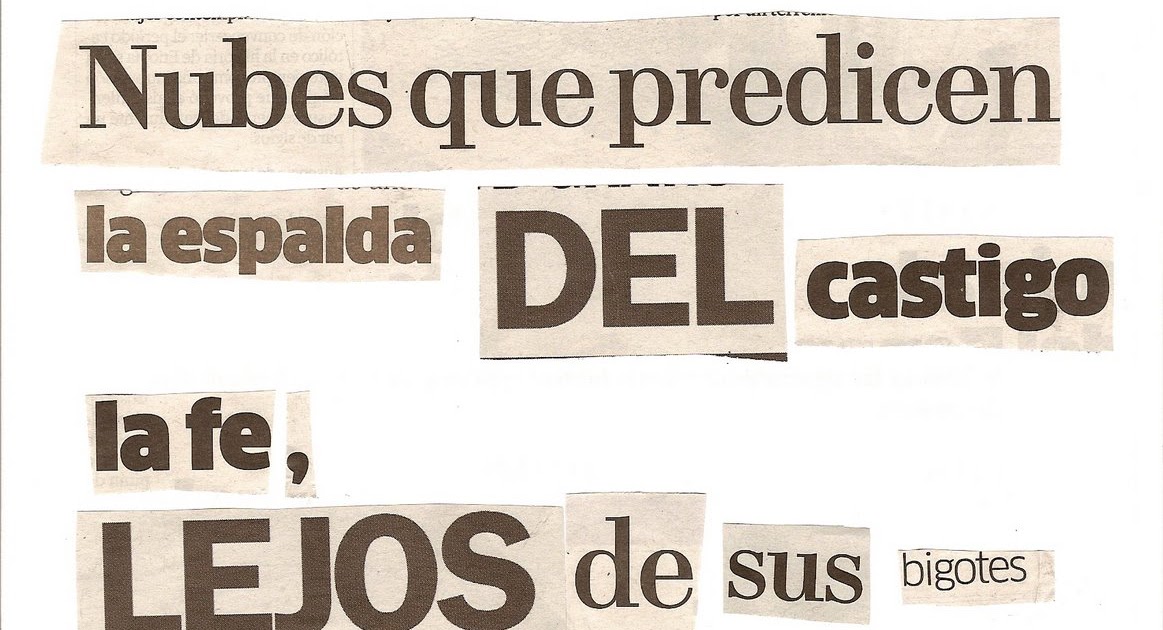 Dolmen de Empatía: POEMA COLLAGE