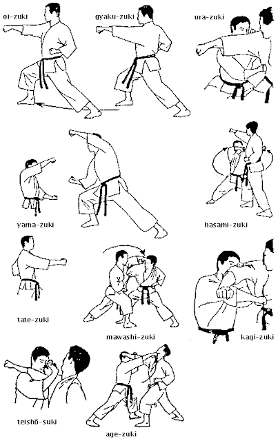 OGRO COMBATE: Técnicas básicas do Karate