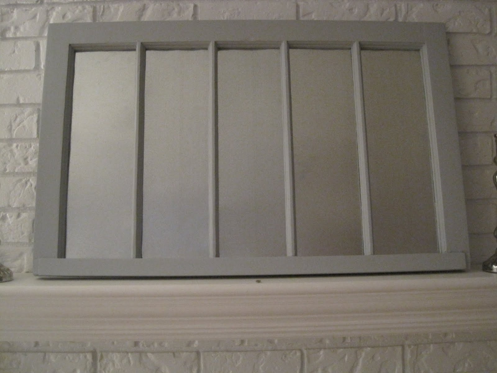 {Beautiful Nest}: Vintage Window {With Galvanized Sheet Metal}