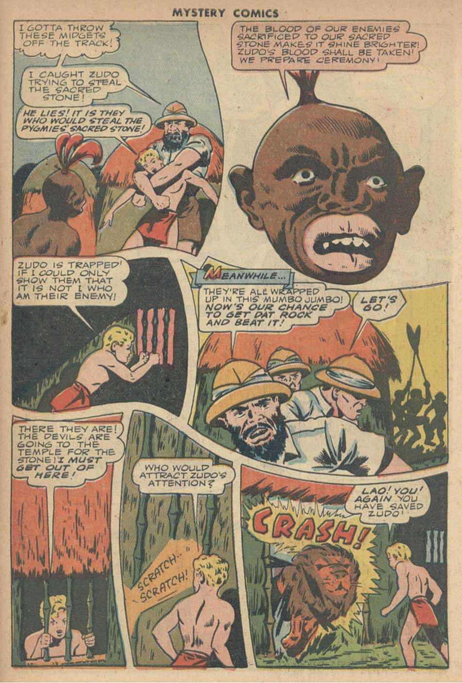 The Comic Book Catacombs: Zudo the Jungle Boy in "The Pygmies' Shining ...