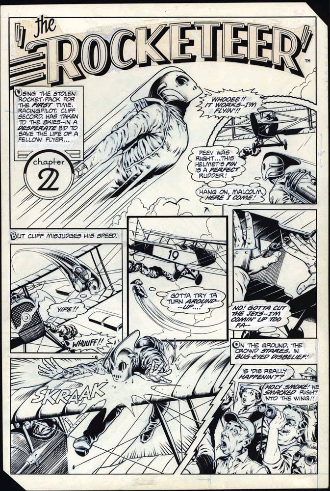 The Comic Book Catacombs: Rayboy's Review: Dave Stevens’ The Rocketeer ...