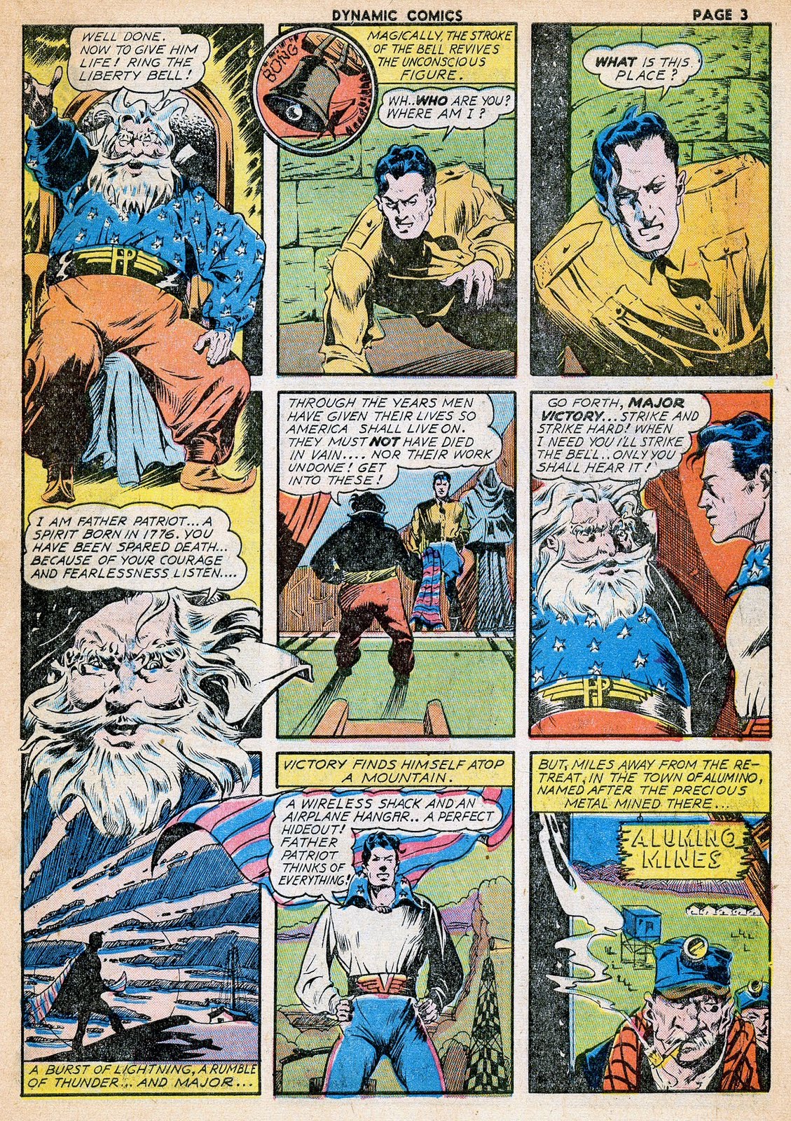 The Comic Book Catacombs: Major Victory in "The Lone Sentry" (Chesler;1941)