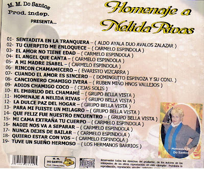 "BIEN TAGÜE". "BIEN ENTRERRIANA".: "Homenaje a NELIDA RIVAS".