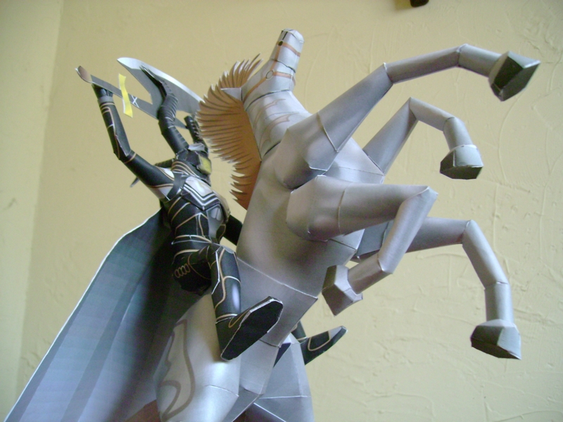 Elias paper models: Odin ( Final Fantasy VIII )