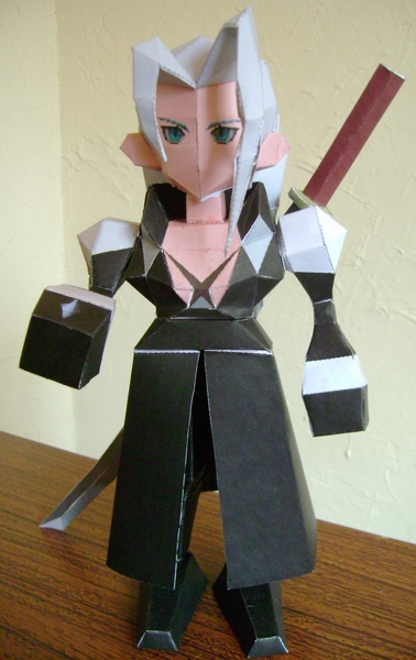 Elias paper models: Sephiroth ( Final Fantasy VII )