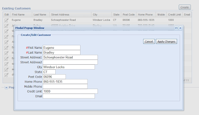 Random Insights into Oracle: Apex Modal Windows are a snap using ExtJS