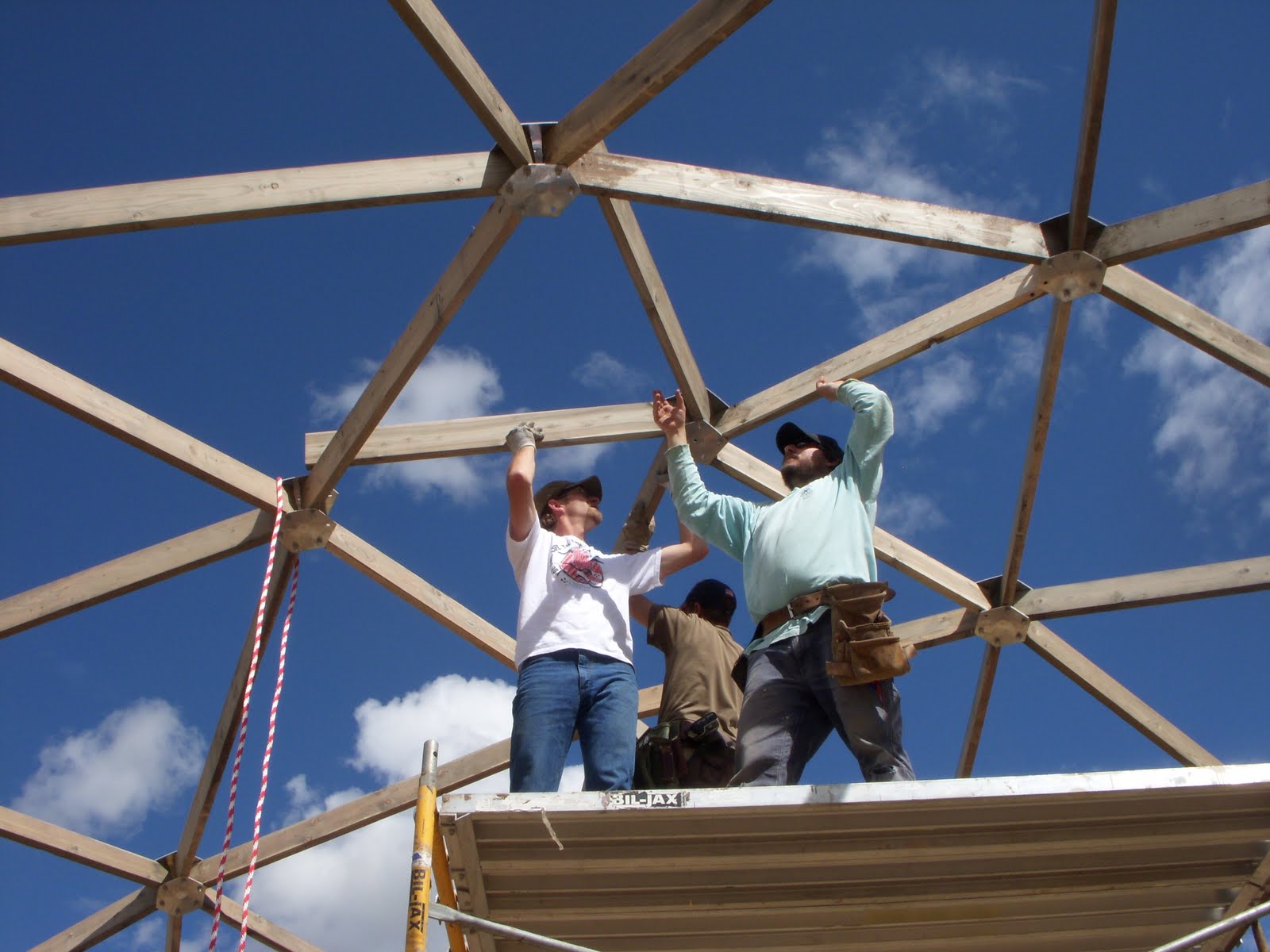 RFHS Greenhouse and Gardens: Growing Dome installation complete!