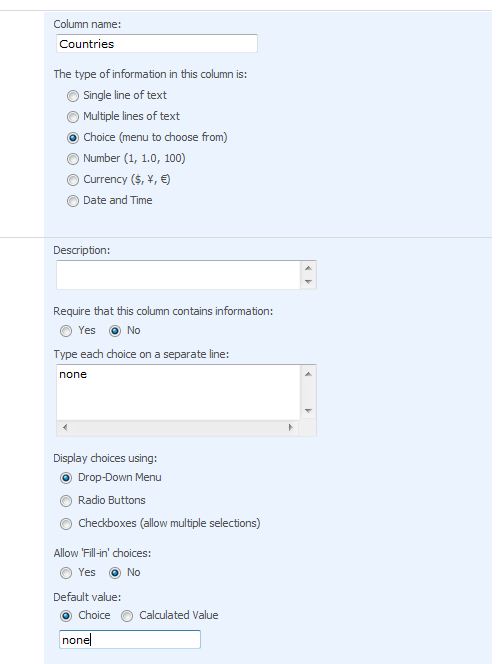 Developing with SharePoint: Populating a 'Drop Down List' from a ... Developing with SharePoint: Populating a 'Drop Down List' from a ...