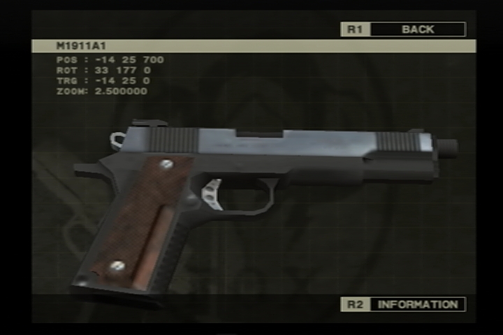hotsea's Armory: MGS3 1911カスタム ”スネークマッチ”