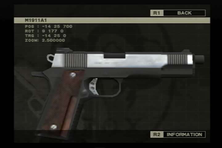 hotsea's Armory: MGS3 1911カスタム ”スネークマッチ”