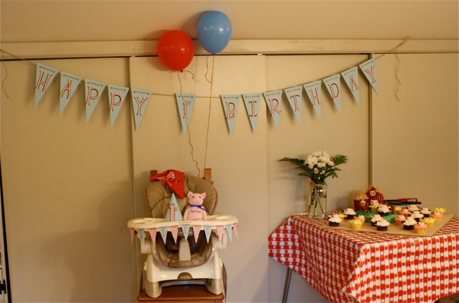 The Magic of Ordinary Things: BIRTHDAY BASHES - TWO 1ST'S, A 30TH & A 40TH