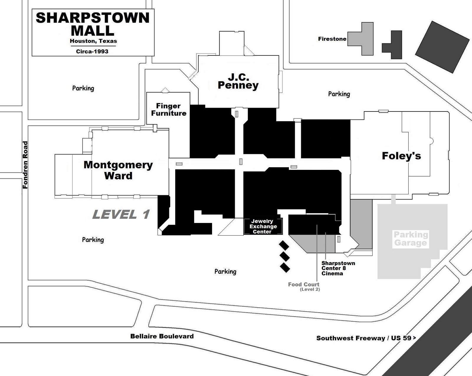 Southern Mall Gallery: Sharpstown Mall