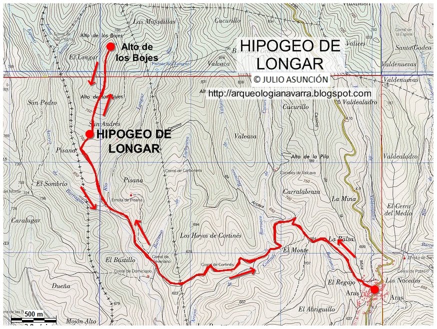 Rutas arqueológicas por Navarra: HIPOGEO DE LONGAR