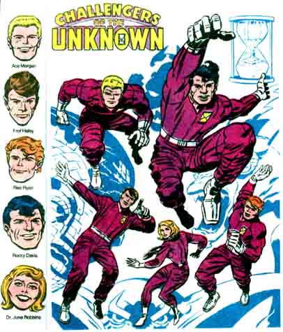 mundo dc: Os Desafiadores do Desconhecido
