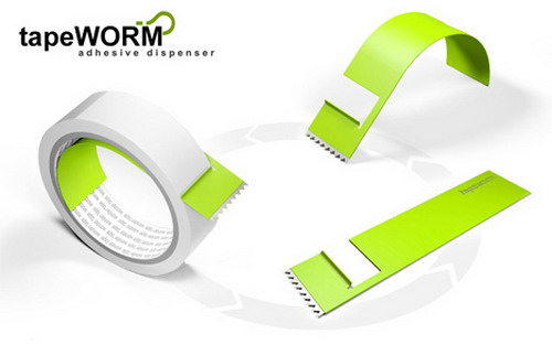 Screwed for Thought: tapeWORM Tape Dispenser