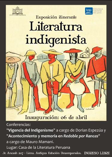 Lima ya no es gris: Muestra: Literatura Indigenista