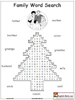 ANGLIČTINA: Rodina - pracovní listy