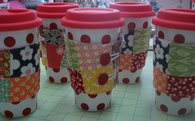 Bee In My Bonnet: How I Made my "Cup Cozies" Tutorial...
