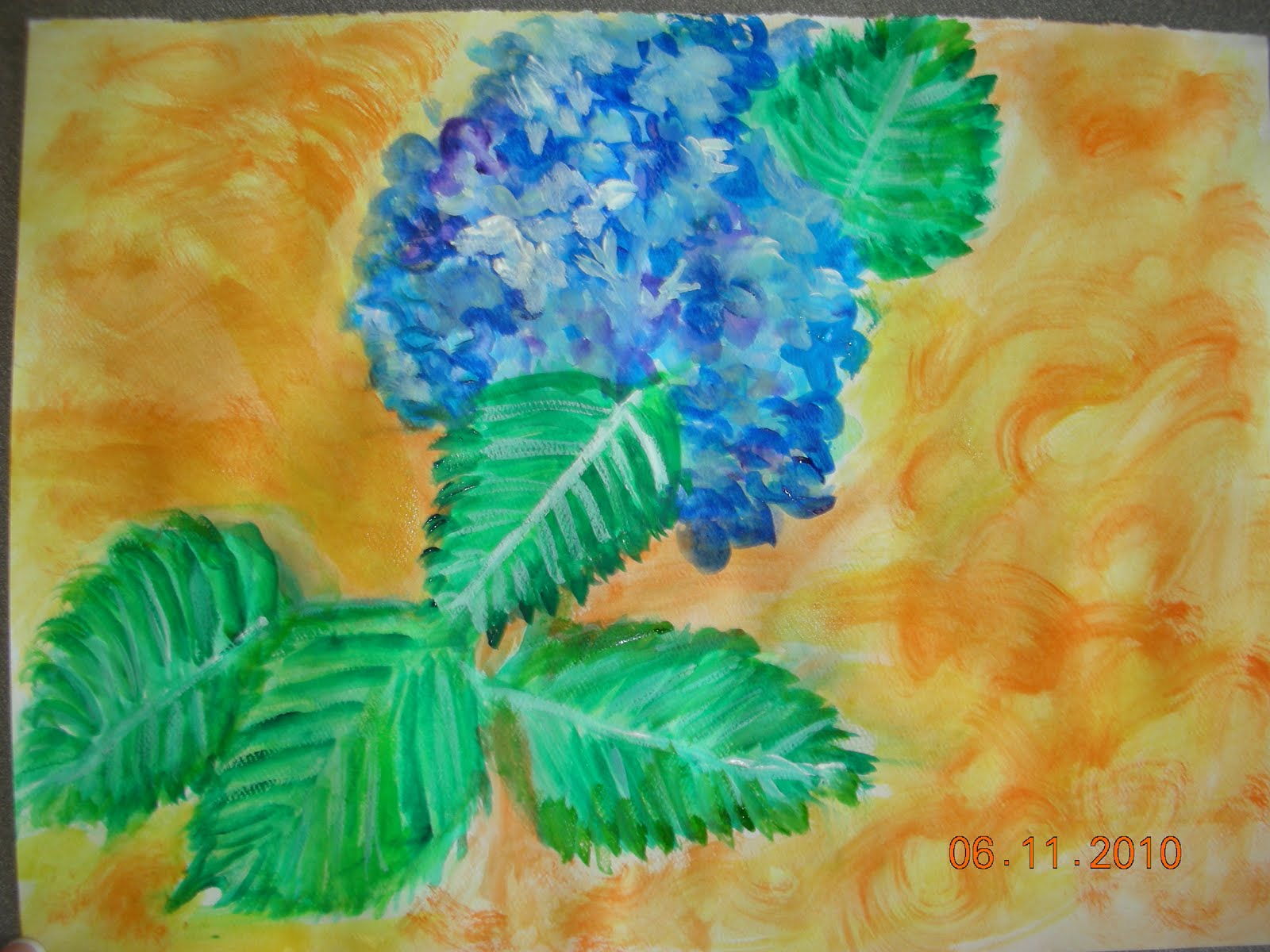 Art Adventures: Georgia O'Keeffe inspired Watercolor Flowers