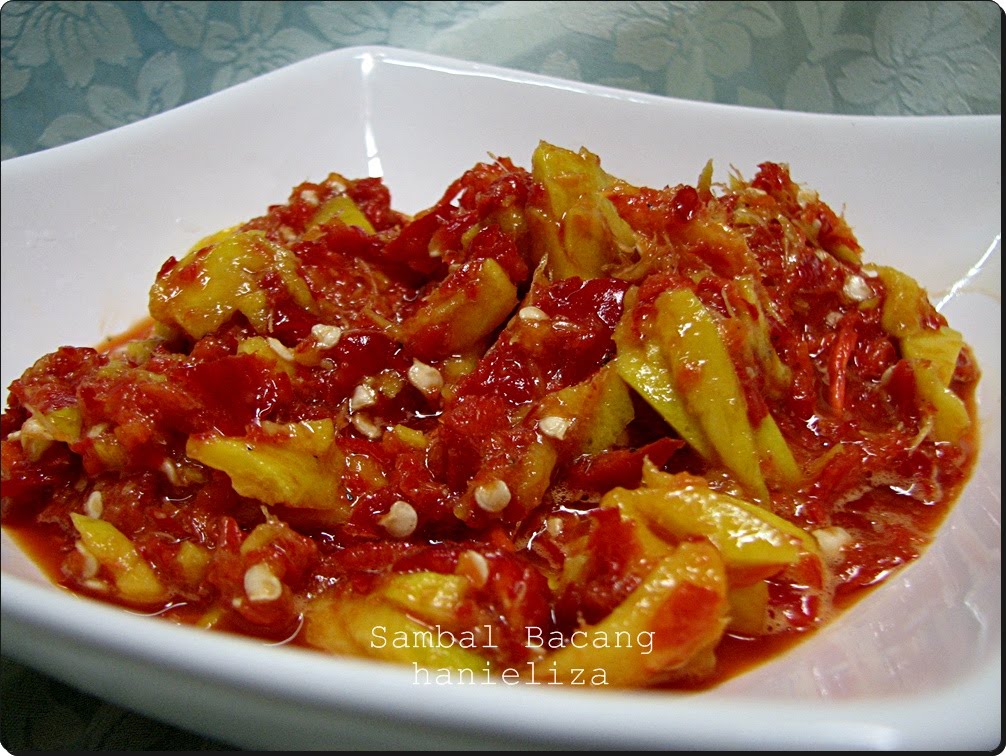 Hanieliza's Cooking: Sambal Bacang
