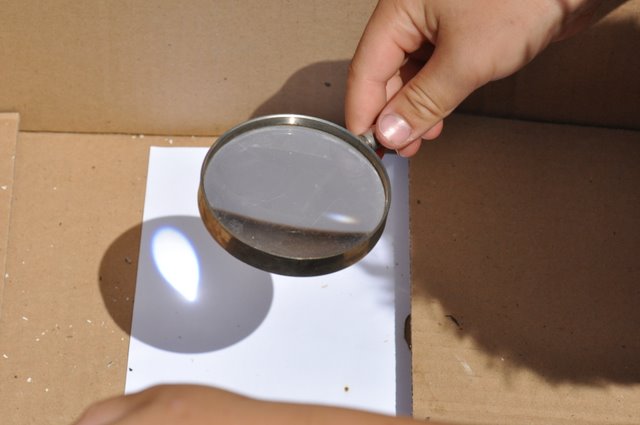 Activities that are fun: Burn paper with a magnifying glass