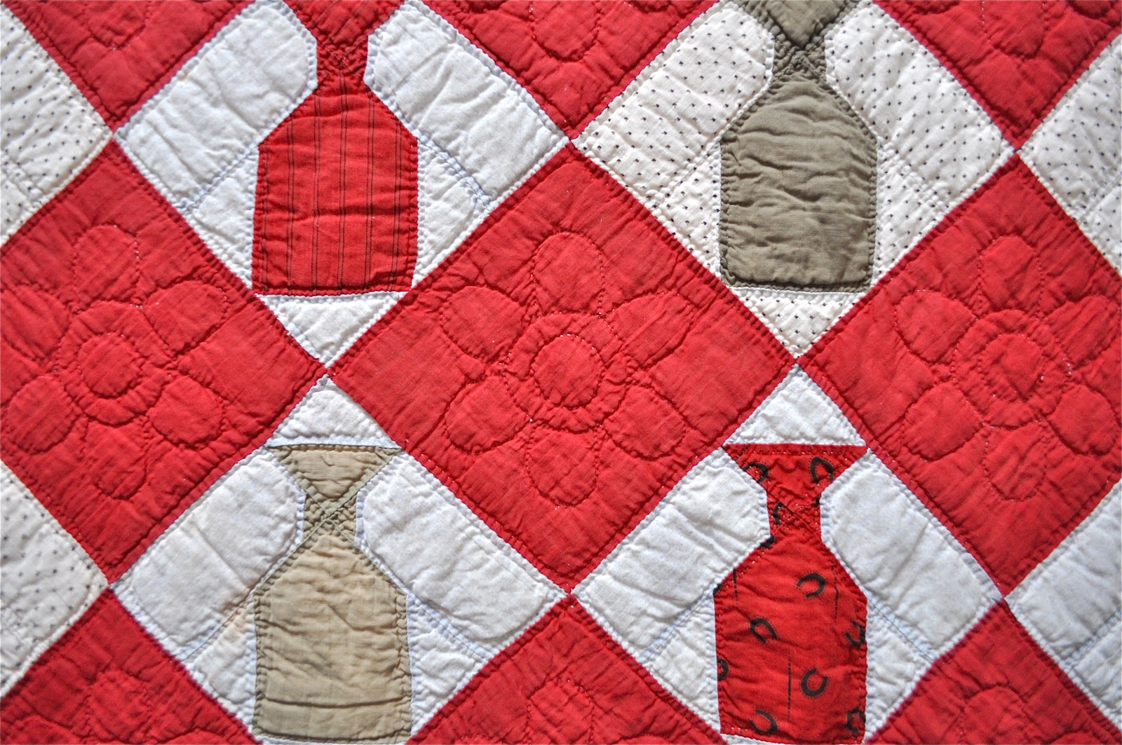 Wonkyworld: Chalice / Goblet Quilt, c. 1910, from Missouri