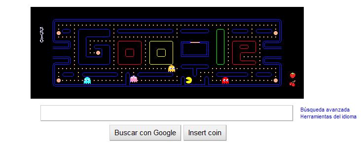 El blog del Marketing : Google y su homenaje al Pacman (comecocos)