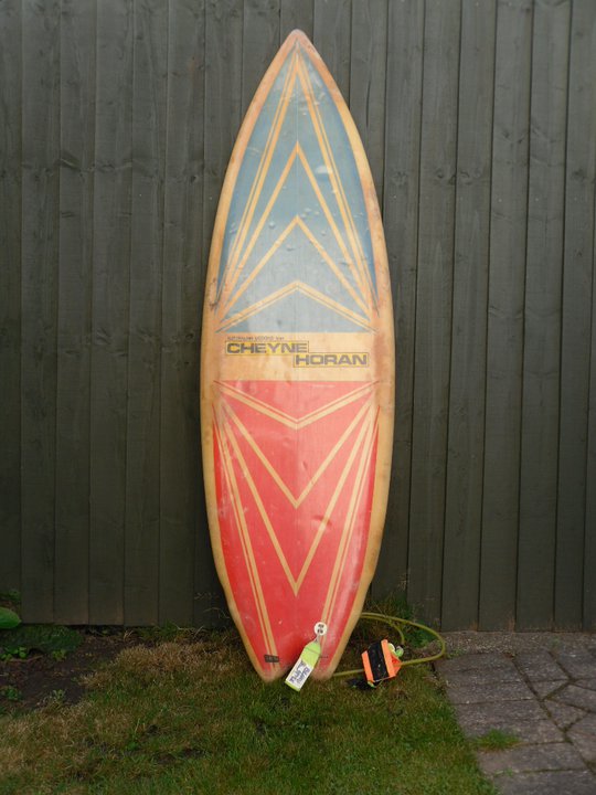 vintage surfboard collector UK: cheyne