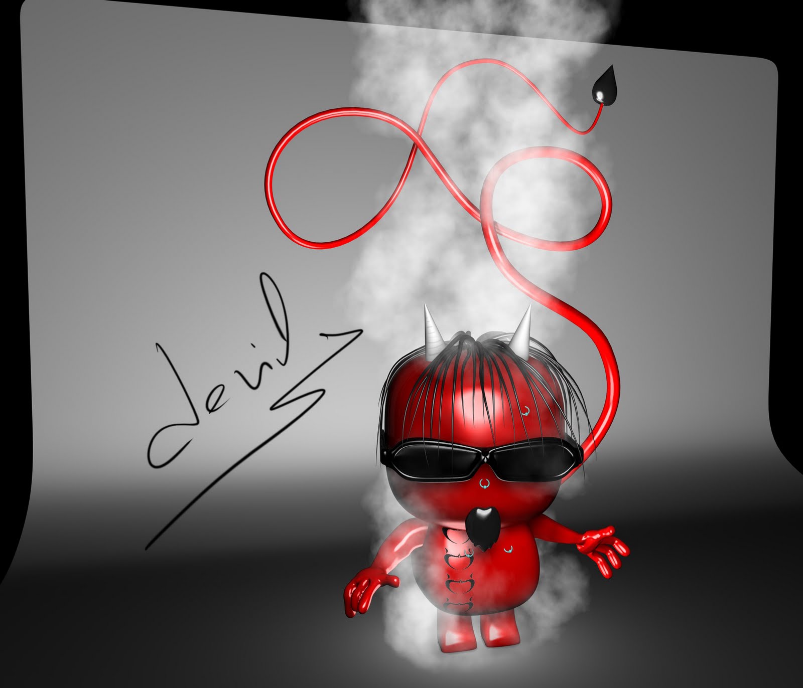 Illustration dust: Portrait series - Mr. Devil