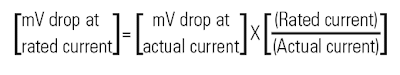Electrical Contactors: 9)Milivolt drop test