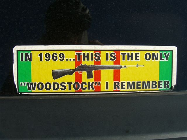 Desert Roadkill: Woodstock Bumper Sticker, 09-04-10