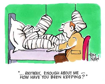 Roy Nixon's cartoon blog: Bedridden