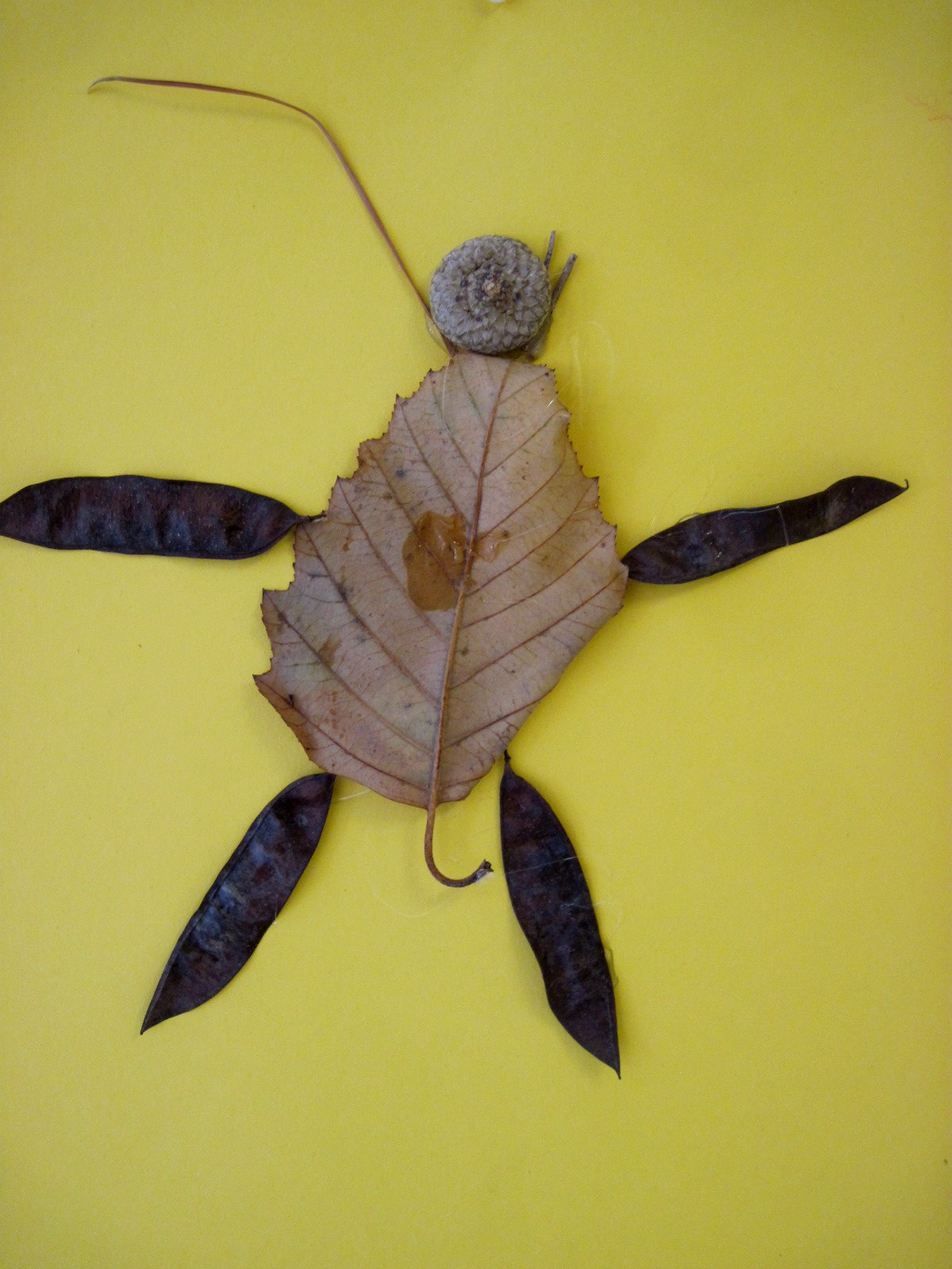 ChumleyScobey Art Room: Leaf Man!