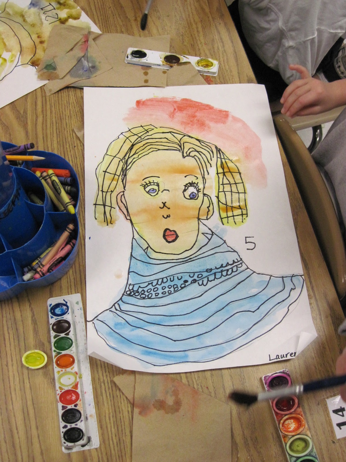 ChumleyScobey Art Room: Kindergarten Self-Portraits