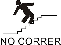 Señalizacion, no correr!