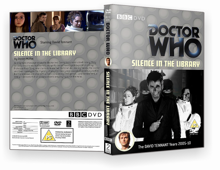 Tardis Art: Silence in the Library