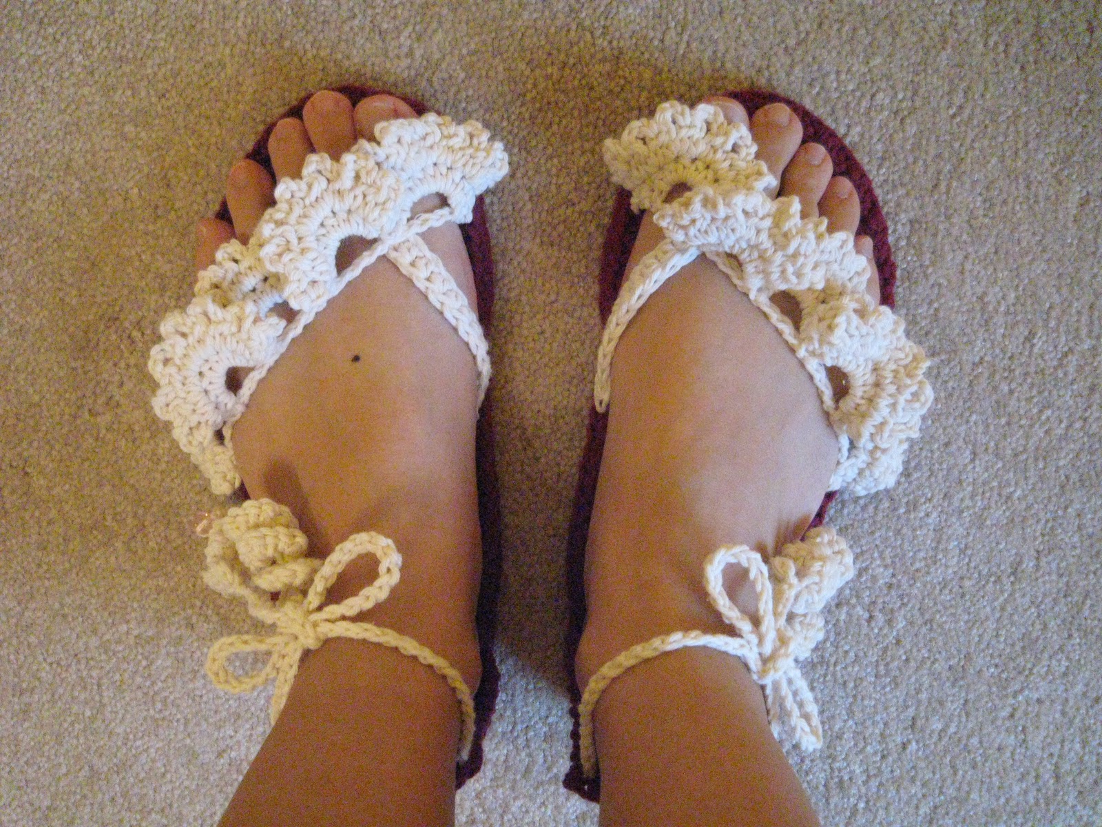Crochet Machine: Summer Room Shoes ( Room Shoes #2 )