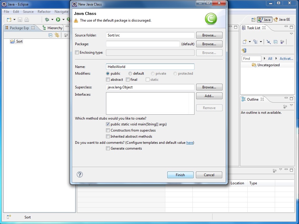 Algorithms In Java Running Your First Java Program In Java EE Eclipse IDE algorithms-in-java-running-your-first-java-program-in-java-ee-eclipse-ide