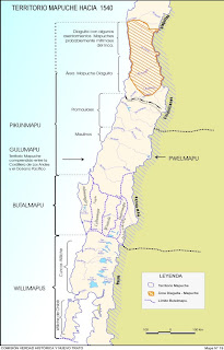 Información Pueblo Mapuche: Mapas