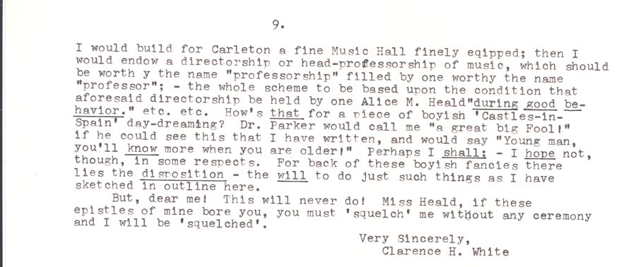 *Numinosity*: Courtship Letters and an Anniversary