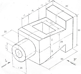 DrawingTech: Orthographic Drawing (Assignment 12, 13, 14, 15 and 16)