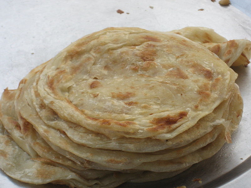 Food from all over the World: Lots of Paratha