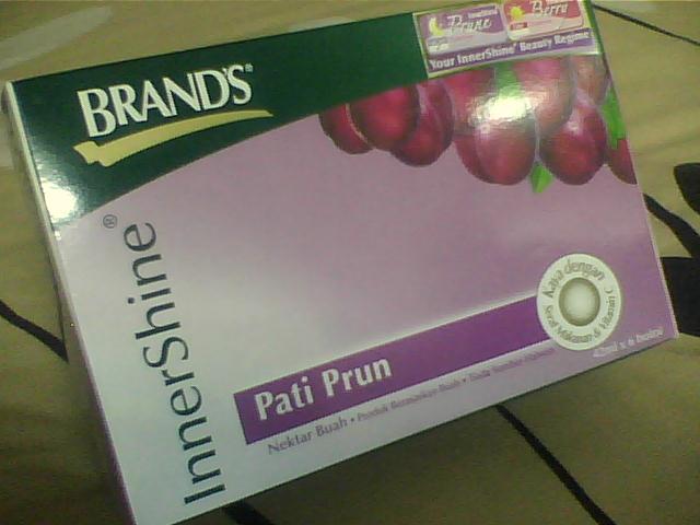 It's me, myself and I...: saya suka BRAND'S INNERSHINE PATI PRUNE..