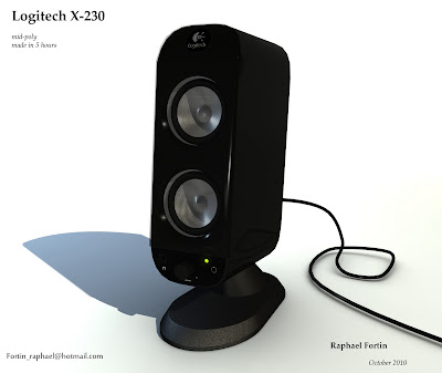 Art numérique 3D: Logitech X-230