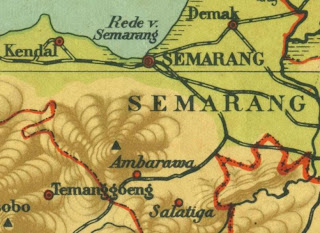 Koleksi Tempo Doeloe: Peta kuno Jawa Tengah dan DI. Jogjakarta pada ...