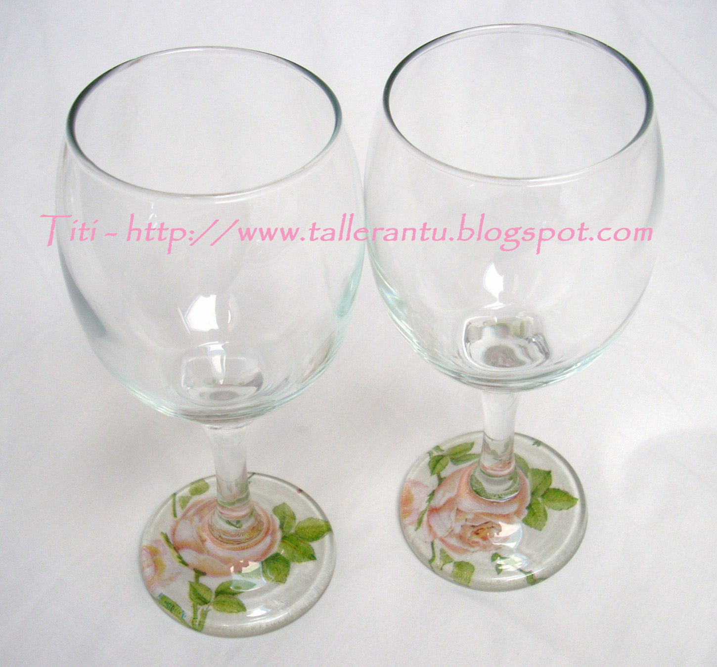 "Taller Antü": 476- Copas Rosas